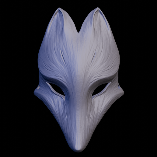 👻 Ghost of Yotei Kitsune Mask STL | Life Size Fox Spirit Cosplay Mask ...