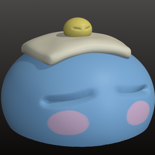 🐉 Rimuru Relaxed thermal slime without brackets・ STL File for 3D ...