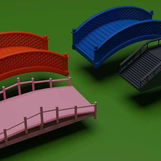 📦 Package Bridge・ STL File for 3D printing・Cults