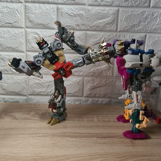 🗺️ Dinobot Combiner for the World Smallest Transformers Justitoys (G1 ...