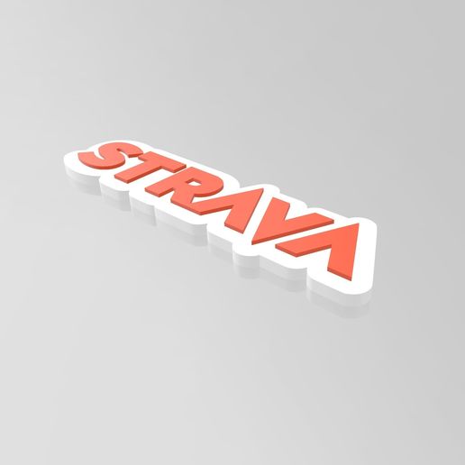 🏢 STRAVA LOGO・ STL File for 3D printing and CNC machining - Laser ...