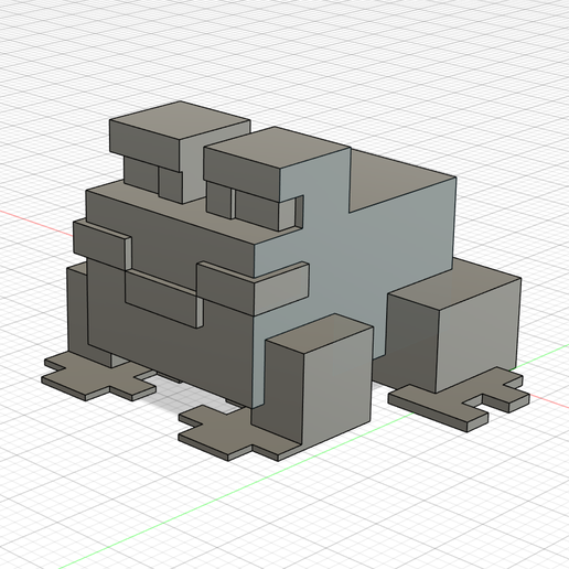 STL file MINECRAFT FROG [GAME ACCURATE] 🐸 ・3D printing model to ...