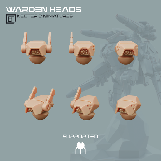 🆕 Greater Good | New Expansion, Warden Heads・Free 3D File for 3D ...