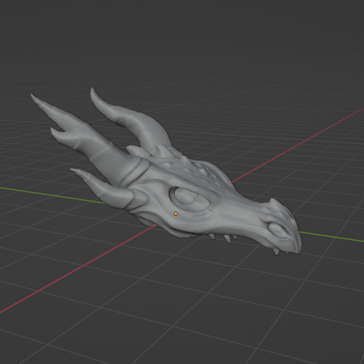 STL file Skyrim Dragon Skull 🐉 (OBJ)・3D printing idea to download・Cults