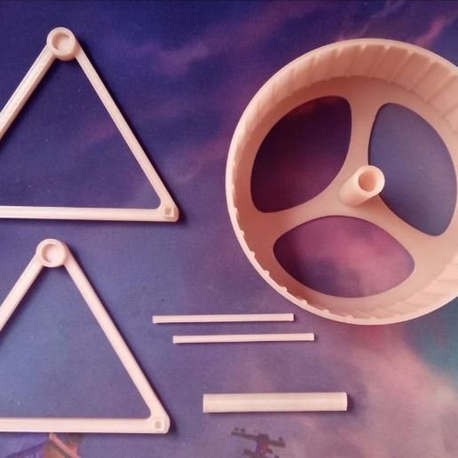 🛞 Hamster/Mouse/Squirrel Wheel・Free STL File for 3D printing・Cults