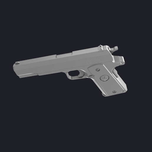 🪖 Colt M1911 3D MODEL・Archivo 3D para Impresión 3D・Cults