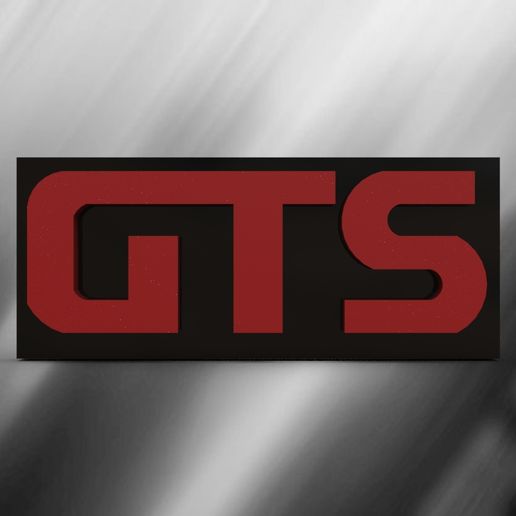 STL file Gol GTS badge 📛 ・3D printer model to download・Cults