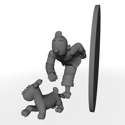 🕵️‍♂️ Tintin・ STL File for 3D printing・Cults