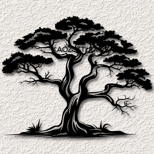 draw acacia tree
