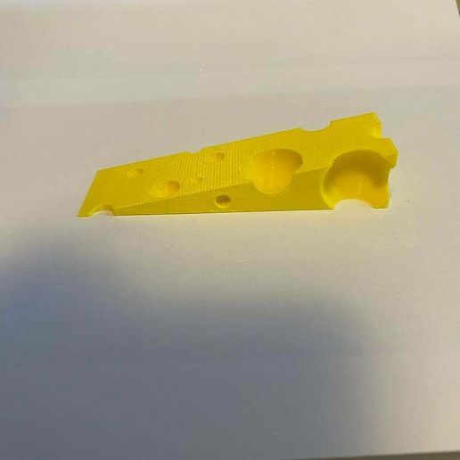 Free STL file Cheese Door Stop 🧀 ・3D printable design to download・Cults