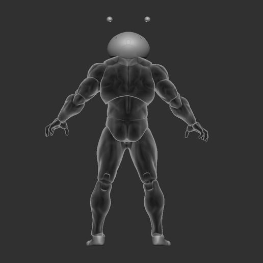👽 Alien Hominid Adam Figure Kit・ STL File for 3D printing・Cults