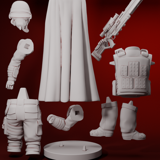 🪖HELLDIVER SOLDIER AC-1 | HELLDIVERS 2 | 3D PRINTABLE FIGURINE・ 3D File ...