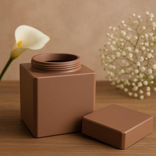 ⚱️ Cubic - The urn・ STL File for 3D printing・Cults