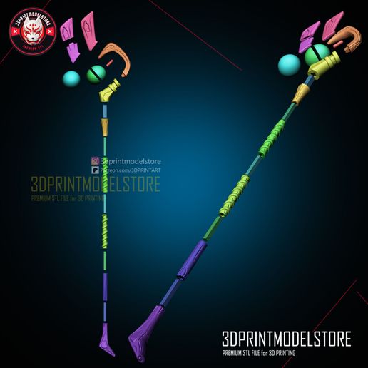 🎃 Megumin Staff - Konosuba Cosplay - Anime Comic-con・ 3D File for 3D ...