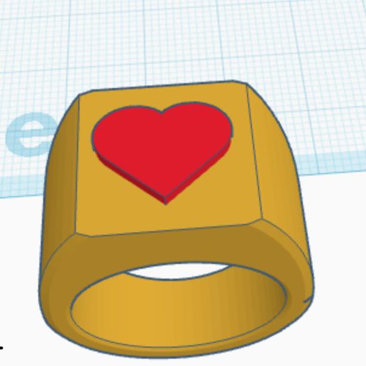Free 3D file Hart ring 💍 ・3D printer model to download・Cults