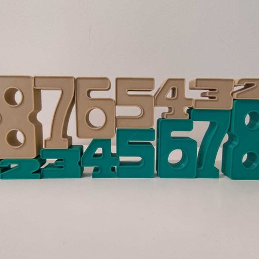 🎒 Learn to count・ 3MF File for 3D printing・Cults