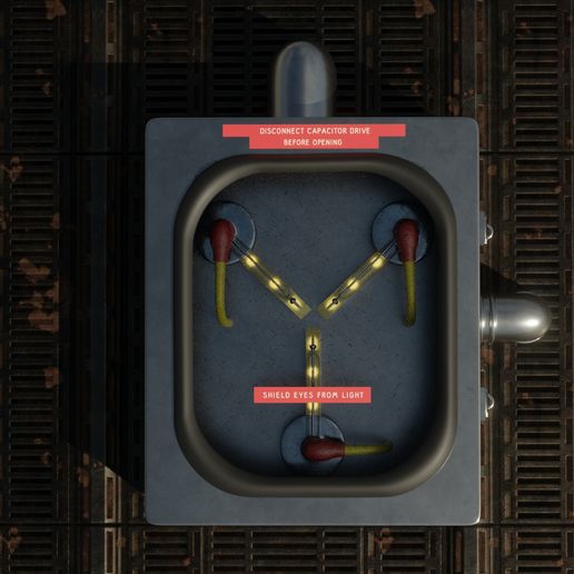 flux capacitor animation