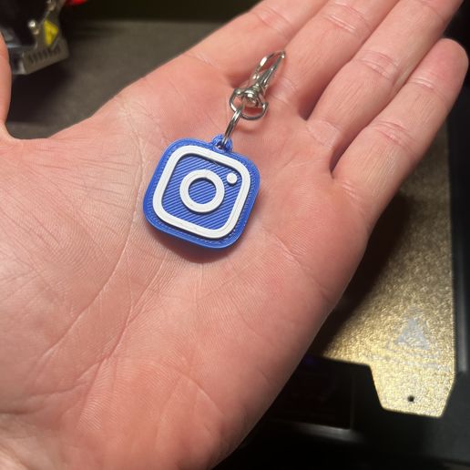 🗝️ NFC Keychain Social Media Keyring・ STL File for 3D printing・Cults