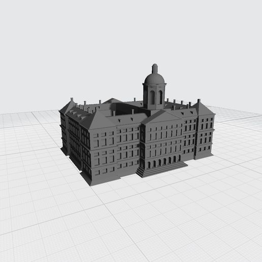 STL file Royal Palace Amsterdam 🏗️ ・3D printer model to download・Cults