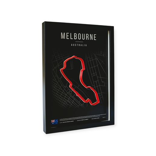 Archivo 3MF Melbourne Tracks in Relief 🛤️ ・Plan para descargar y ...