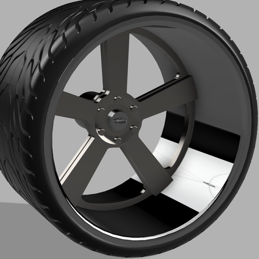🛞 Intro Wheels Rally Sport/Mickey Thompson Wheel | Sportsman・ STL File ...