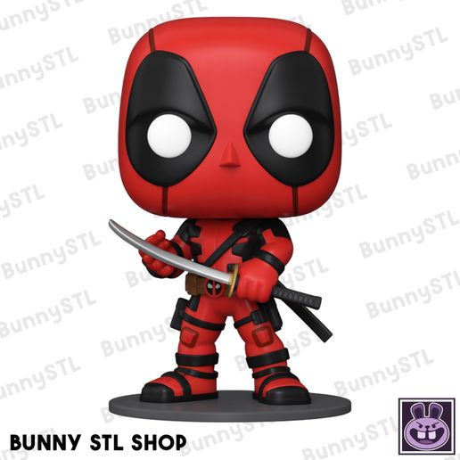 👾 Deadpool - Funko Pop・ STL File for 3D printing・Cults