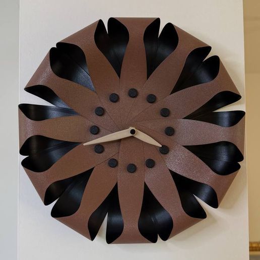 🕰️ FOLD O'CLOCK | MODERN CLOCK WITH MINIMALIST DESIGN・ 3D File for 3D ...