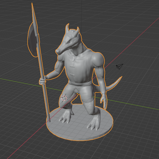 💂 Kobold guard mini・Free STL File for ・Cults