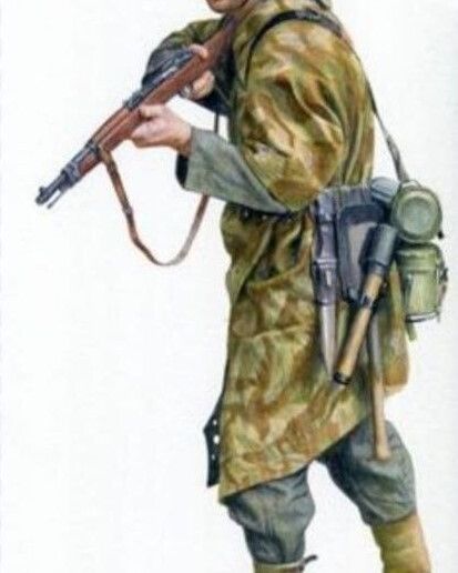 🫡 GERMAN SOLDIER JAGER GEBIRGSJAGEN REGIMENT 141 WW2・ STL File for 3D ...