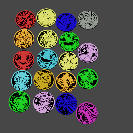 🪙 poke-coin・ STL File for 3D printing・Cults