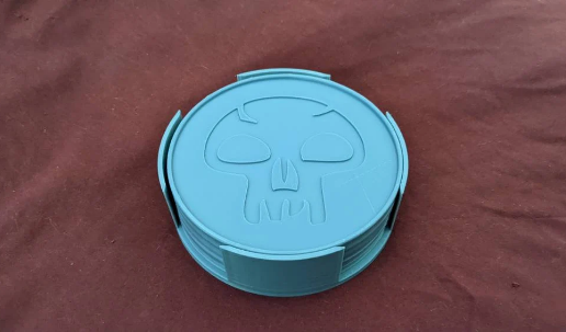 🪄 Magic the Gathering Coaster Set・Free STL File for 3D printing・Cults