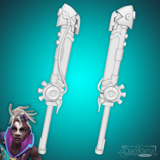 3D file Ekko Arcane Last Stand League of Legends STL files 🗡️ ・3D ...