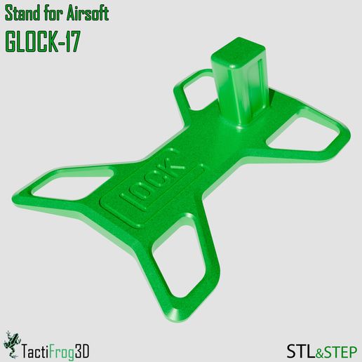 🔫 Airsoft Glock-17 Display Stand | STL by TactiFrog3D | Glock・ STL File ...