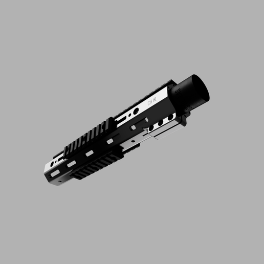 Stl File Carbonholics 10 5 Handguard Mlok・3d Printer Design To Download