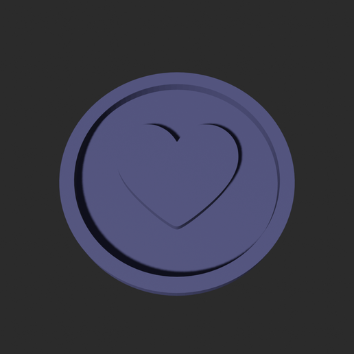 💜 Disque Meeple Heart - Jeton de jeu imprimable en 3D・Fichier STL ...