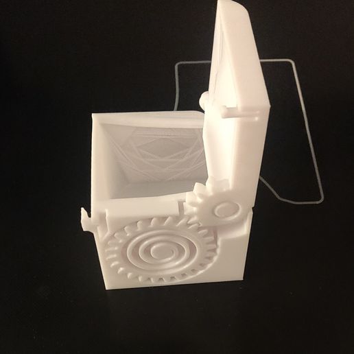 📦 PRINT-IN-PLACE SPRING LOADED BOX・3D Print with the Sidewinder x1 v4 ...