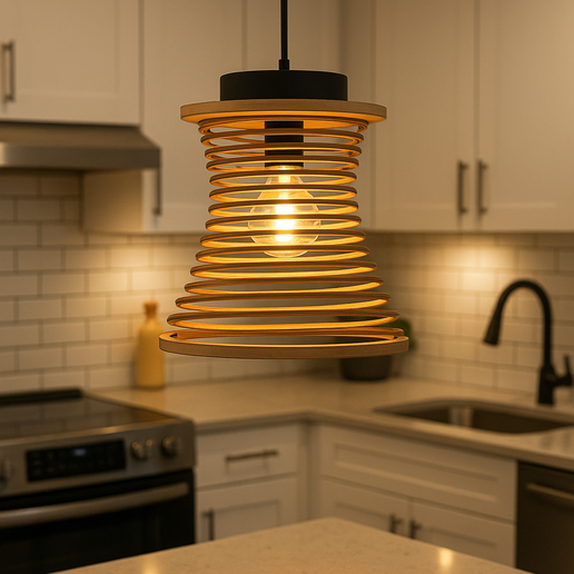 🔪 Pendant light Hyperbolic・ STL File for 3D printing・Cults