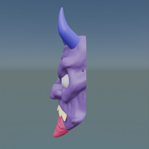 🎨 Murasaki Oni Mask Jackie Chan Adventure Fan Art・ STL File for 3D ...
