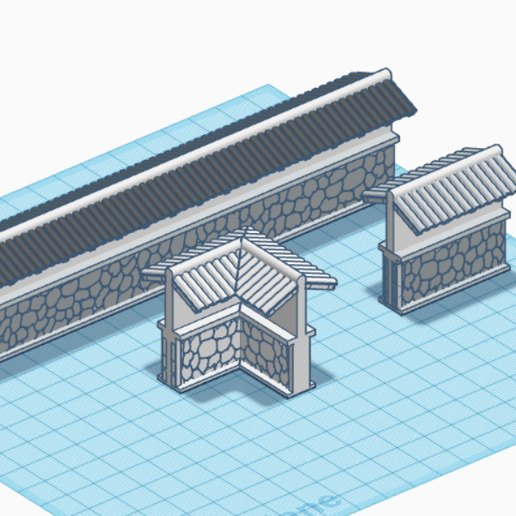 STL file Boundary Wall 5 (Group) 1:64 scale 🏰 ・3D printer design to ...