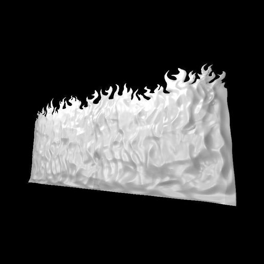 🔥 Wall of Fire・Free STL File for 3D printing・Cults