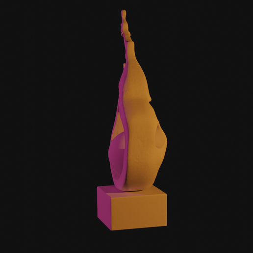 🎨 Ball fallen into liquid Artwork・ STL File for 3D printing・Cults