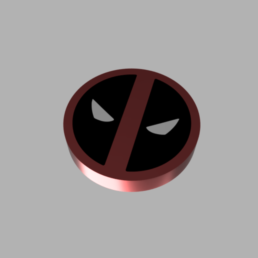 🦸 Deadpool (Logo)・Free 3MF File for 3D printing・Cults