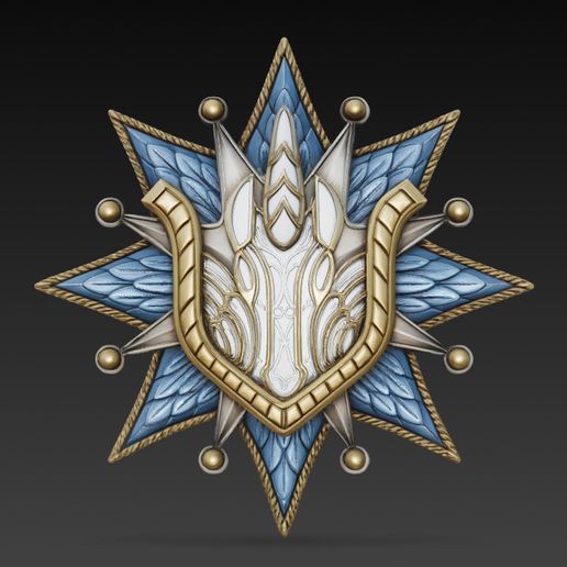 🏅 Gallian Medal of Honor・ STL File for 3D printing・Cults