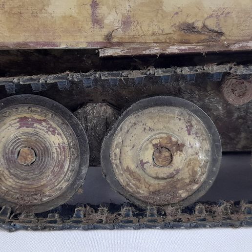 🪖 German Sdkfz 138 tank. 1/16・ OBJ File for ・Cults