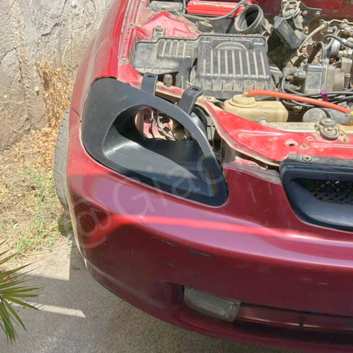 🥶 Civic EK, EJ, EM 1996-1998 Front Headlight Intake・ STL File for 3D ...