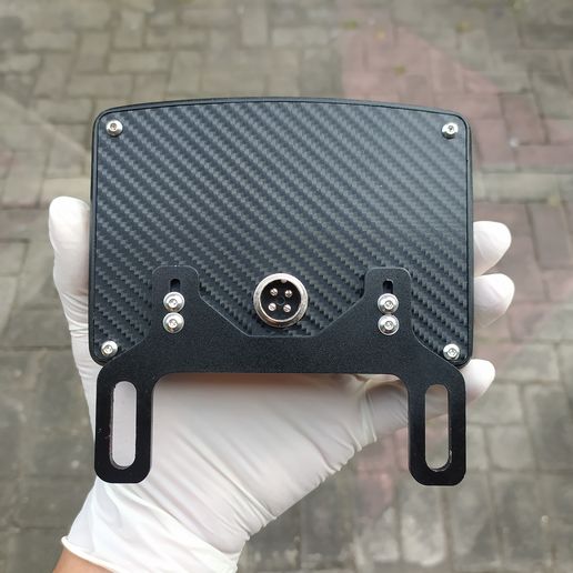 3D file Sim Racing Display with RPM Meter Nextion 4.3 Inch Dashboard 🚗 ...