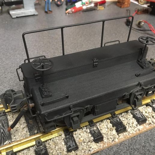🚗 G Scale Early 15 ton Scale Test Car・ STL File for ・Cults