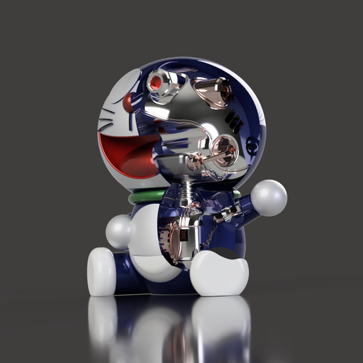 OBJ file DORAEMON ART TOY ROBOT 🎨 ・Template to download and 3D print・Cults
