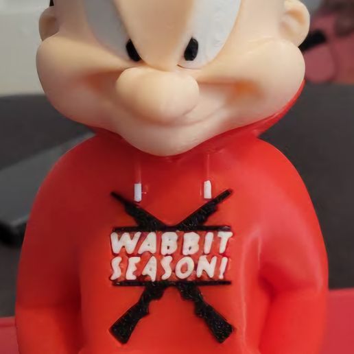 3D printed Elmer Fudd Wabbit Season Multi-colored • made with Anycubic ...