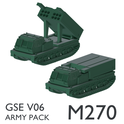 🚚 M270 MLRS TRUCK 2 IN 1 PACK・ 3D File for ・Cults